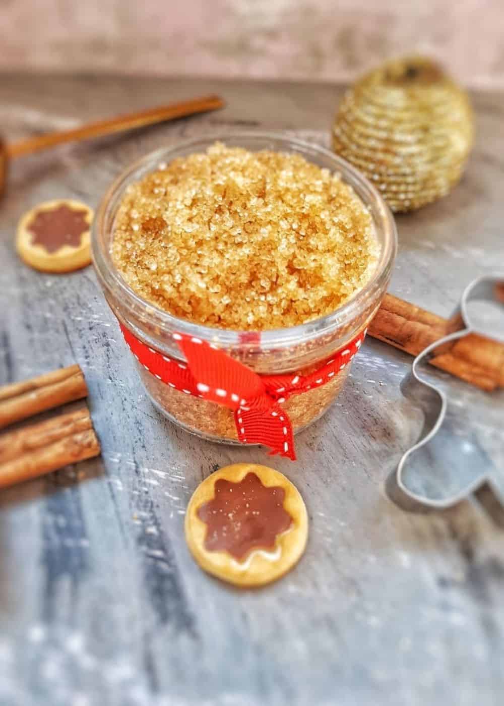 The Best Gingerbread Sugar Scrub Recipe - greenbeautymama.com