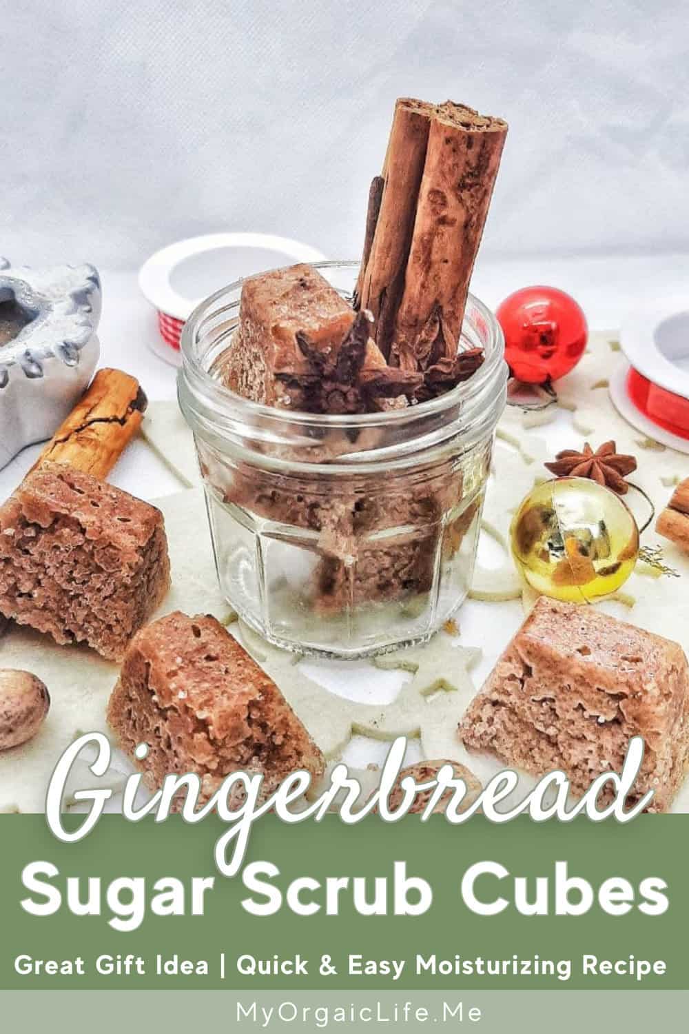 Gingerbread Sugar Scrub Cubes - Easy Under $5 Christmas Gift Idea ...