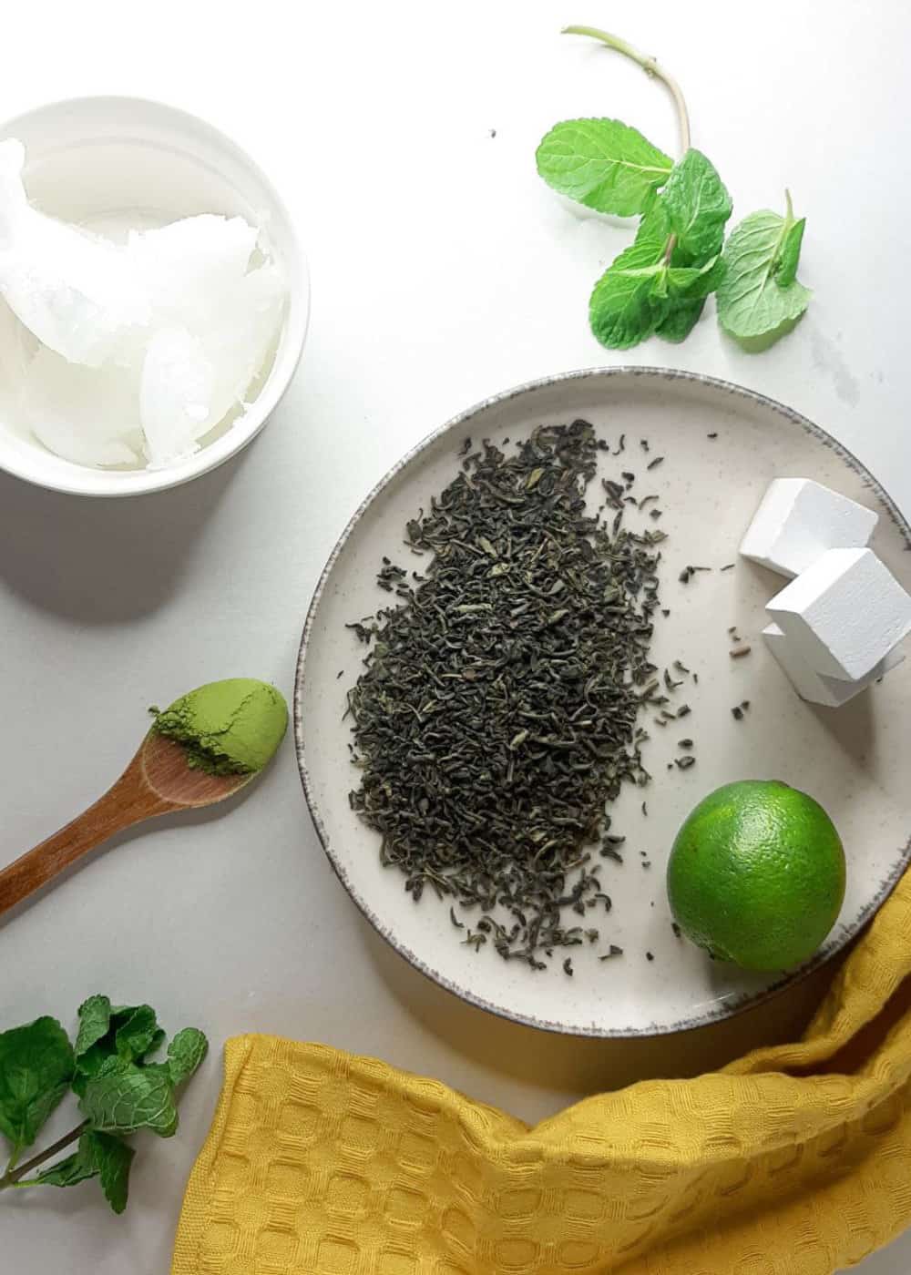 DIY Matcha Sugar Scrub with Mint & Lime Essential Oils ...