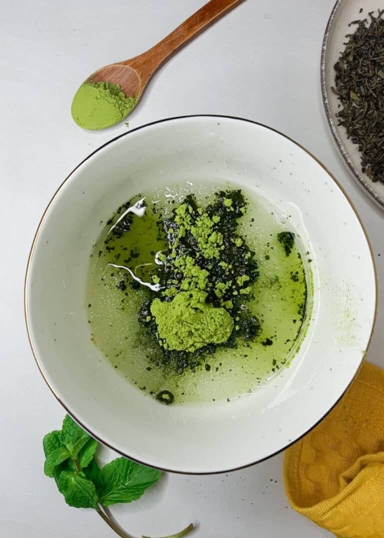 DIY Matcha Sugar Scrub with Mint & Lime Essential Oils ...
