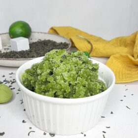 DIY Matcha Sugar Scrub with Mint & Lime Essential Oils ...
