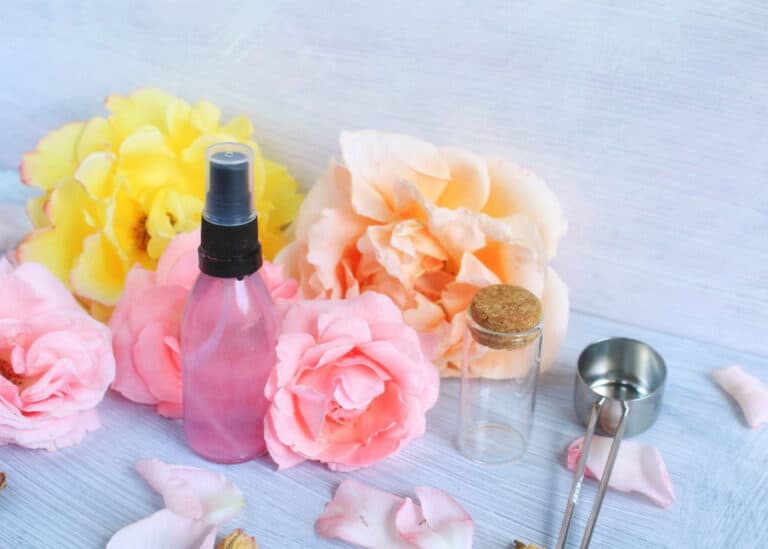 The Best DIY Rose Water Toner Recipe - greenbeautymama.com