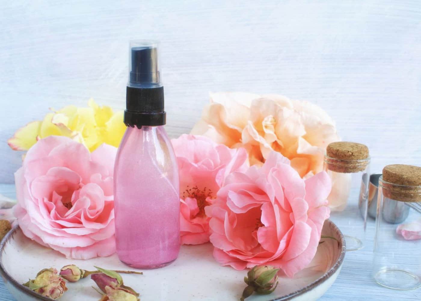 The Best DIY Rose Water Toner Recipe - greenbeautymama.com